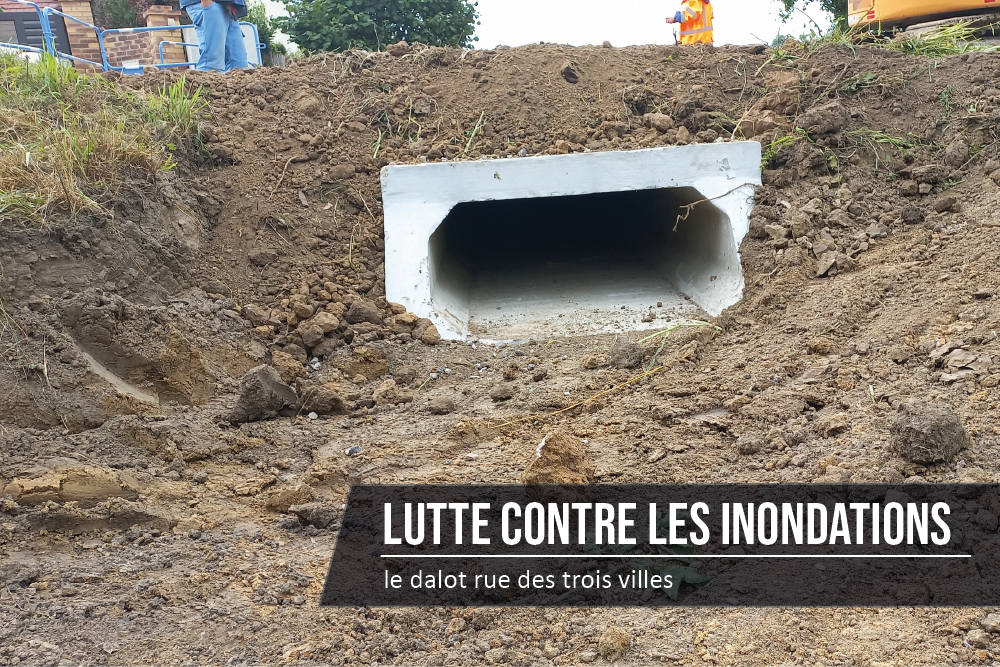 lutte contre les inondations : un dalot rue des trois villes - Le ...
